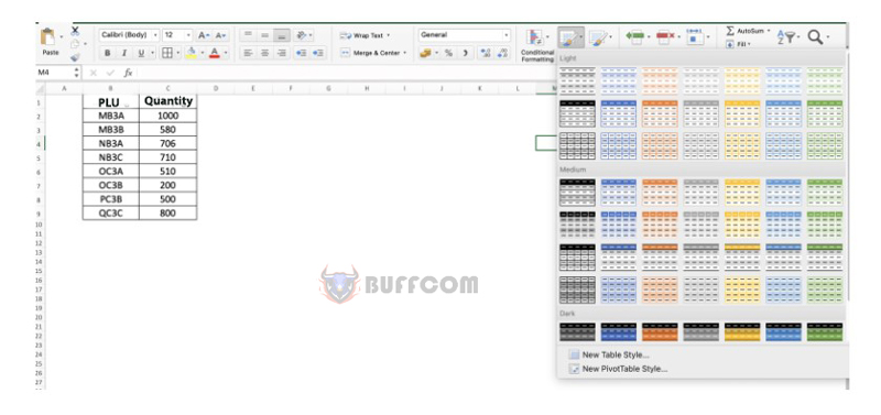 Automatically Updating Chart Data In Excel BUFFCOM NET